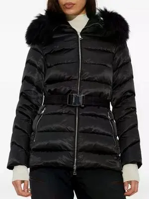 Moncler Long-sleeve Belted Jacket