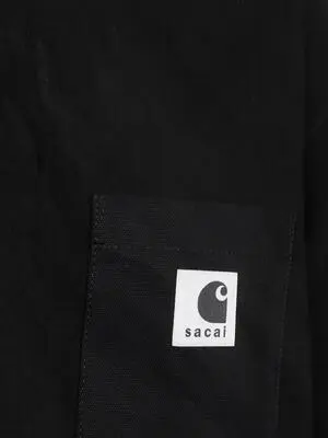 Sacai X Carhartt Wip Pocket T-shirt - Black
