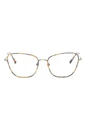 Matsuda Geometric Eyeglasses - Brown