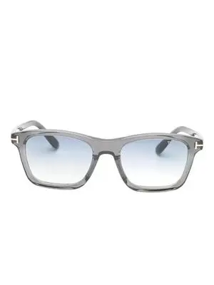 TOM FORD Geometric Full Rim Sunglasses - Grey