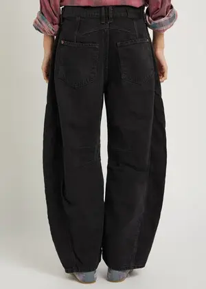 Free People Barrel-leg Jeans
