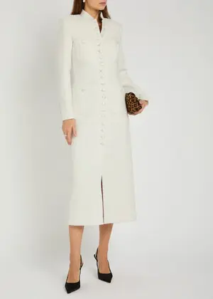 LIBEROWE Imperial Bouclé Coat - White