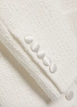 LIBEROWE Imperial Bouclé Coat - White