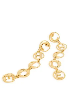 Chloé Script Drop Earrings