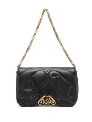 Alexander McQueen The Seal Shoulder Bag - Black
