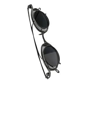 RIGARDS X Ziggy Chen Round-frame Sunglasses - Black