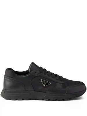 Prada Re-nylon And Leather Lace-up Sneakers