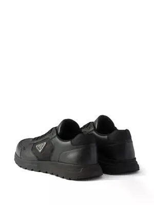 Prada Re-nylon And Leather Lace-up Sneakers