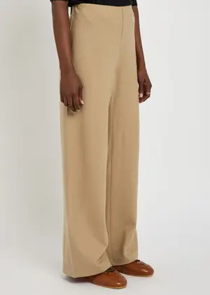 Eileen Fisher Wide-leg Wool Trousers