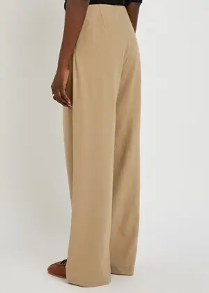 Eileen Fisher Wide-leg Wool Trousers