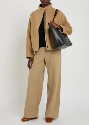 Eileen Fisher Wide-leg Wool Trousers
