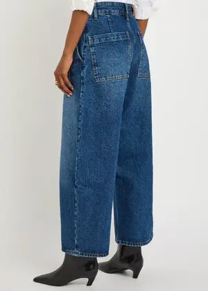 Studio Nicholson Chalco Barrel-leg Jeans - Denim