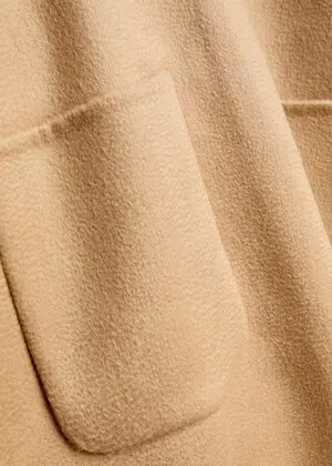 Eileen Fisher Belted Wool Coat - Beige
