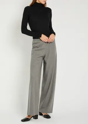 Maria Mcmanus Straight-leg Stretch-wool Trousers