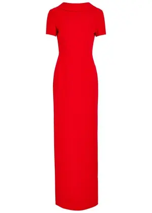 Red Maxi Evening Dress