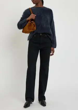 Eileen Fisher Brushed Cashmere Jumper - Dark Blue