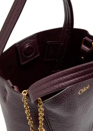 Chloé Small Grained Leather Tote Bag