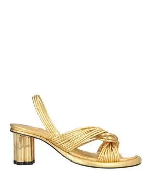 Farm Rio Gold Tone Sandals For Women
