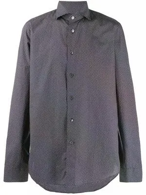 DELL'OGLIO Graphic-print Regular Shirt