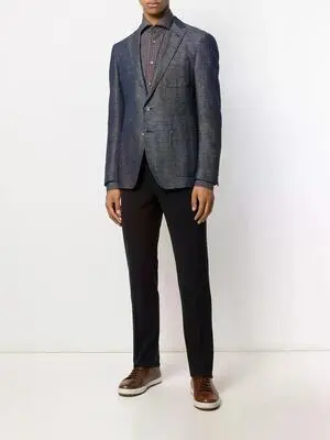DELL'OGLIO Geometric Patterned Shirt