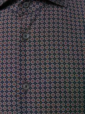 DELL'OGLIO Geometric Patterned Shirt
