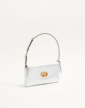 Valentino Garavani Devain Small Shoulder Bag - Silver