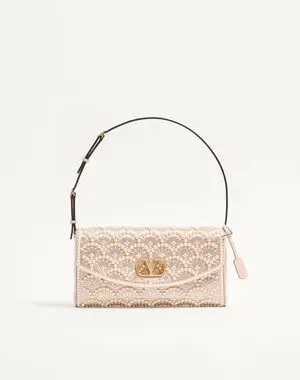 Valentino Garavani Devain Small Shoulder Bag - Cream