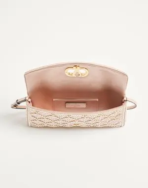 Valentino Garavani Devain Small Shoulder Bag - Cream