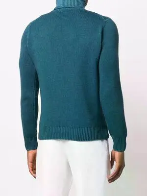 DELL'OGLIO Roll-neck Jumper - Blue