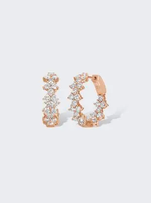 ANITA KO Diamond Eternity Hoop Earrings - Rg