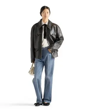 Prada Crepe De Chine Shirt - Neutral