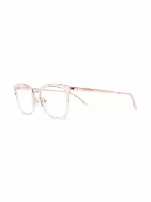 Michael Kors Round Clear-frame Glasses With Case