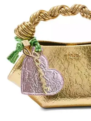 GANNI Heart-motif Keyring
