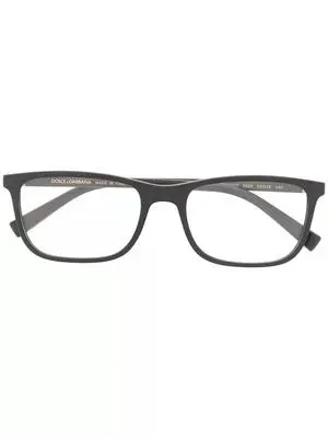 Dolce & Gabbana Rectangular Frame Glasses - Black