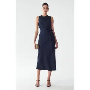 WILLA Reane Dress - Navy Blue