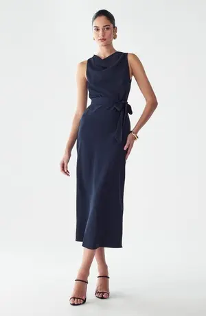 WILLA Reane Dress - Navy Blue