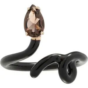 Bea Bongiasca Baby Vine Tendril Ring Black