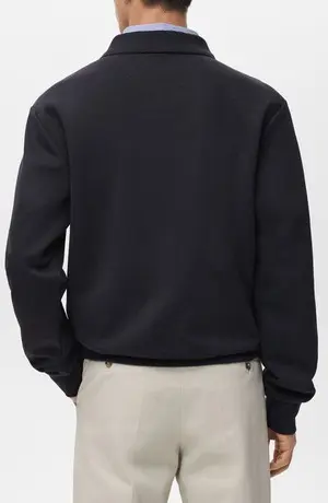 Mango Regular Fit Polo Sweatshirt