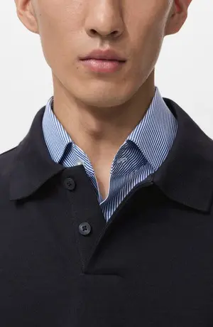 Mango Regular Fit Polo Sweatshirt