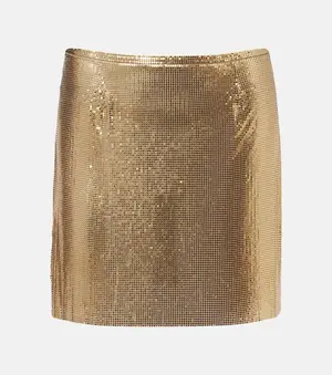 Gold Mini Skirts