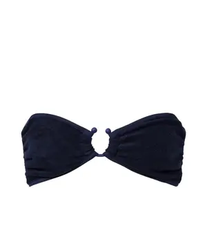 Johanna Ortiz Bandeau Bikini Top - Blue