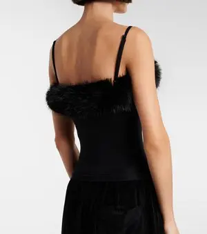 Balenciaga Jersey Camisole - Black