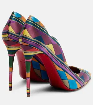 CHRISTIAN LOUBOUTIN Hot Chick Satin Pumps