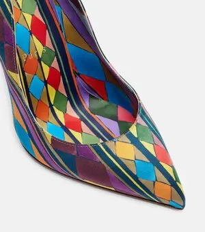 CHRISTIAN LOUBOUTIN Hot Chick Satin Pumps