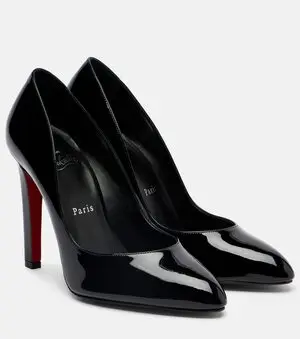 CHRISTIAN LOUBOUTIN Fannylove Patent Leather Pumps - Black