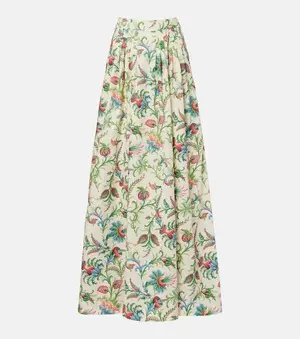 Casual Floral Maxi Skirts