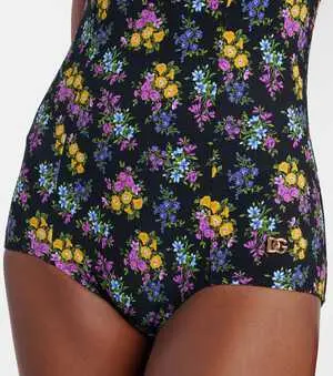 Dolce & Gabbana Floral Print Swimsuit
