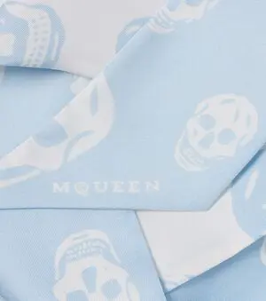 Alexander McQueen Skull Silk Scarf