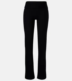 LESET Lauren High-rise Straight Trousers - Black