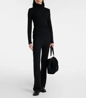 LESET Lauren High-rise Straight Pants